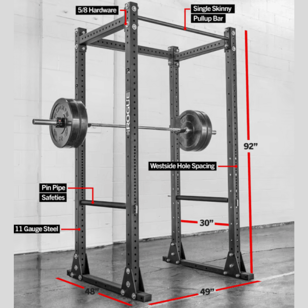 ROGUE RML-390F Flat Foot Squat Rack | CALISTHENICS Workouts & Equipment