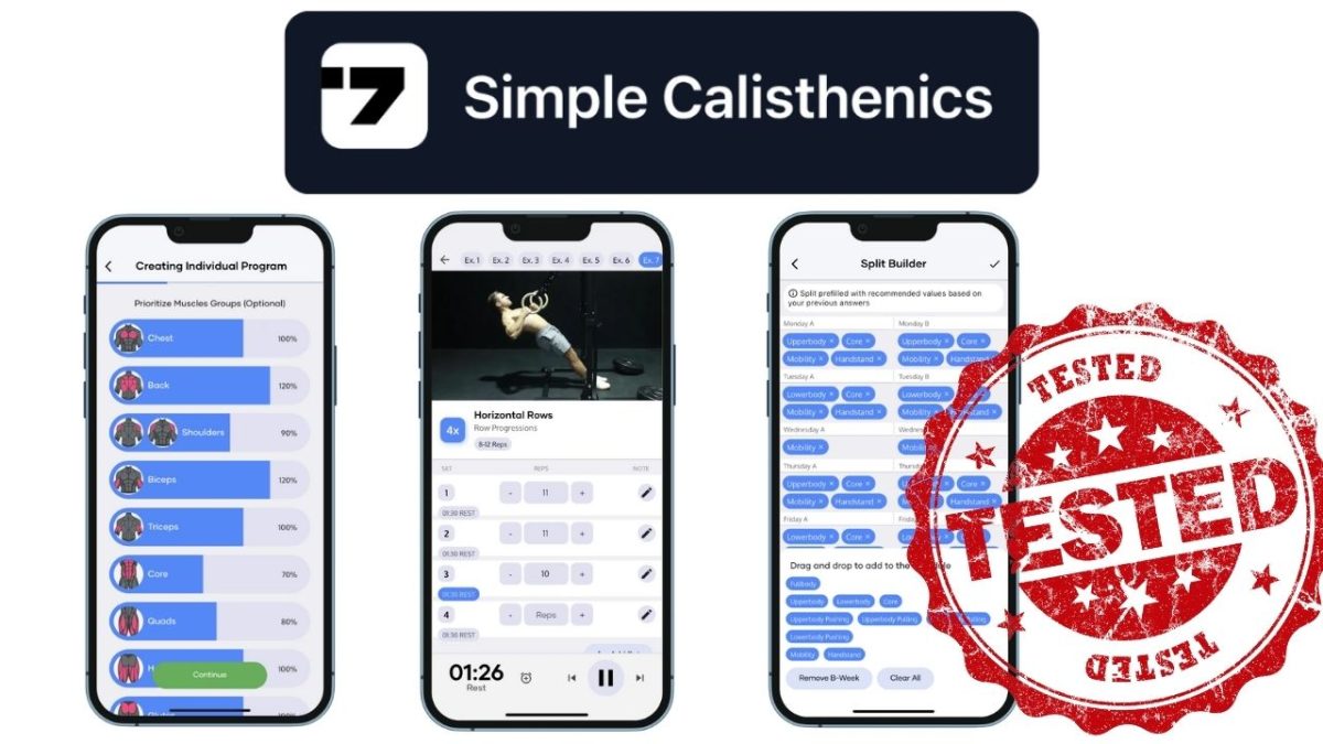 Simple Calisthenics App Review - Custom Workout Plans Made Easy ...