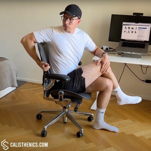 Lower Back Stretches - Office Friendly | CALISTHENICS Workouts & Equipment